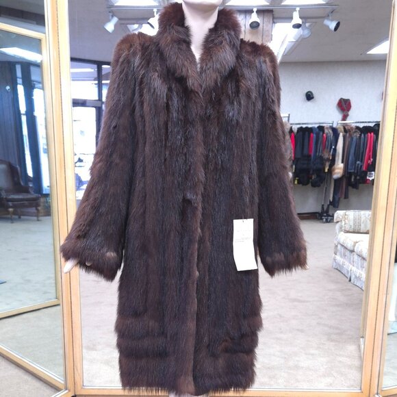 Authentic Original Vintage Style | Jackets & Coats | Vintage Skunk Fur ...